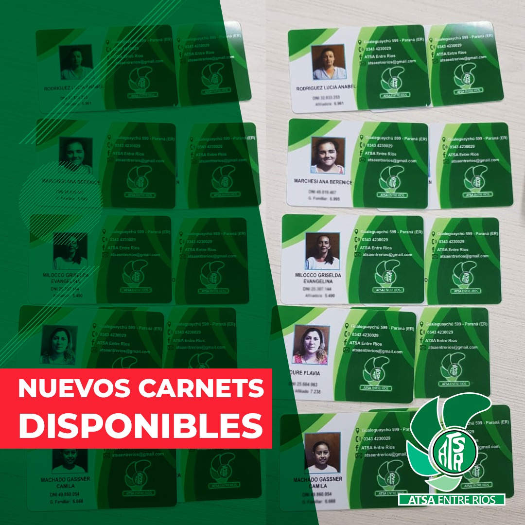 Los nuevos carnets magnéticos ya se encuentran listos para ser ...